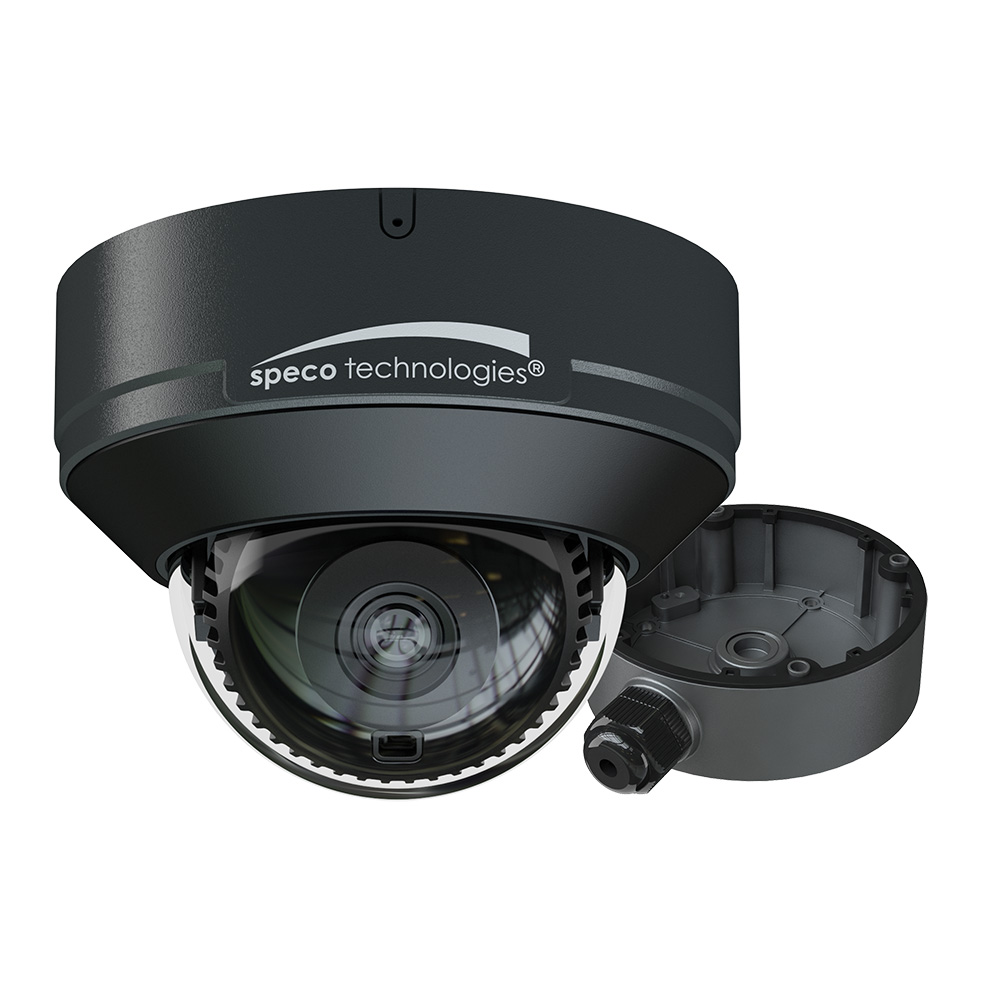 Speco 4MP Intensifier AI IP Camera w/Junction Box - 2.8mm Fixed Lens ...